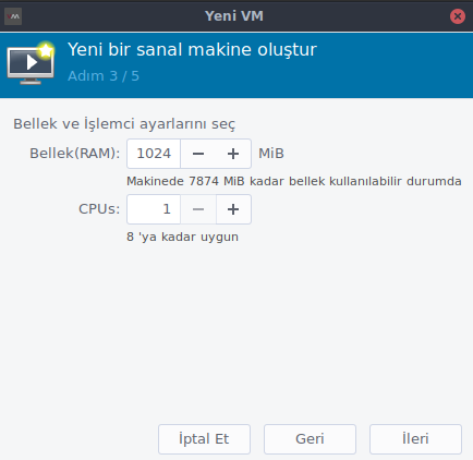 Virt Manager Kurulumu. - Pardus Yardım Masası Bilgi Bankası - Pardus Belgeler